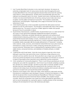 Concert Report - use for reference - example used (Daniel Caesar ...