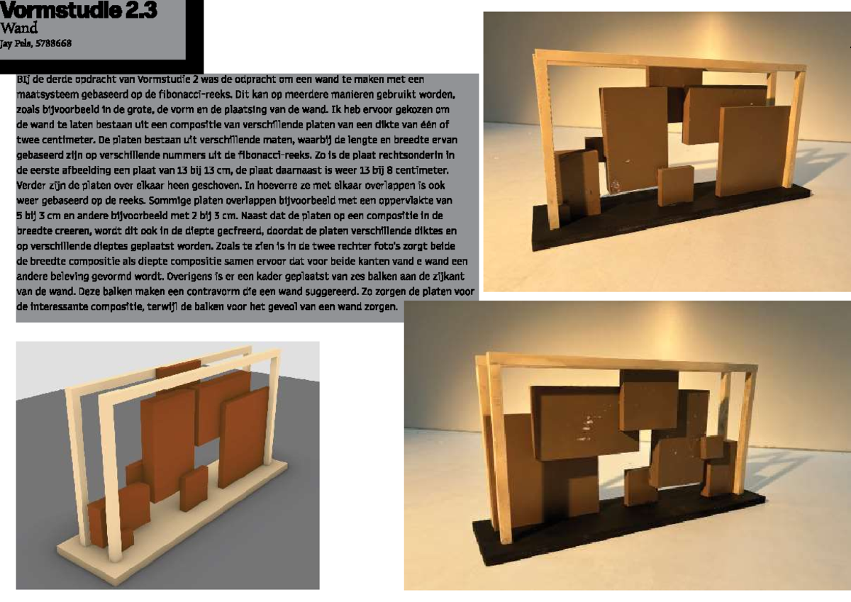 Portfolio Overdracht & Vorm 2 - Overdracht en Vorm 2 Structuur en ...