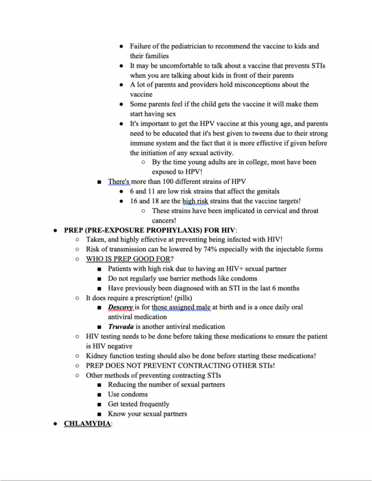 STI notes page 2 - NURS 326 - Studocu
