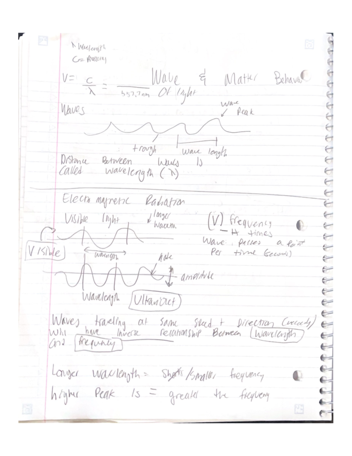Waves Matter And Light - CHEM 101 - Studocu