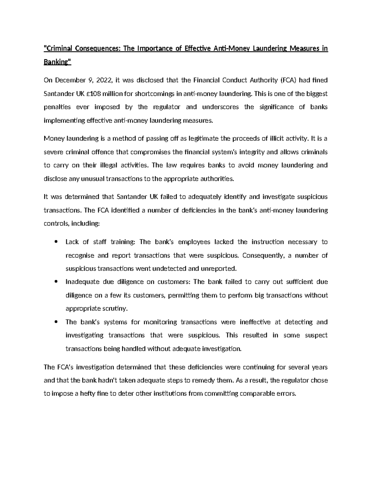 Blogpost 1 - contract law - "Criminal Consequences: The Importance of ...