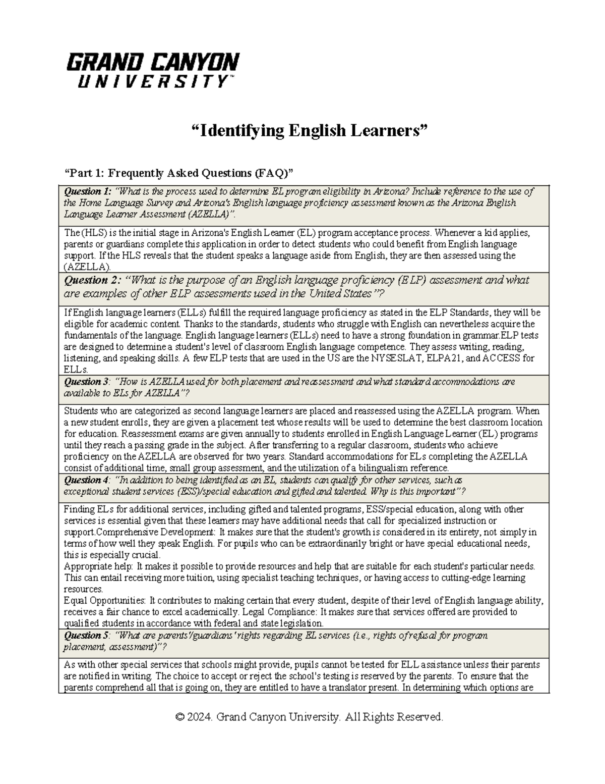 RS-T3-Identifying English Learners - “Identifying English Learners ...