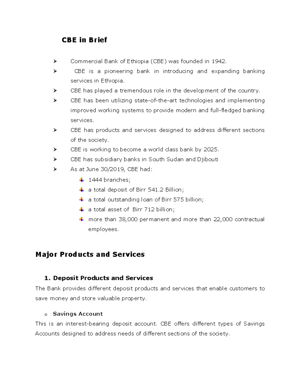 CBE Products and services English 84e511c740-1 - CBE in Brief ...