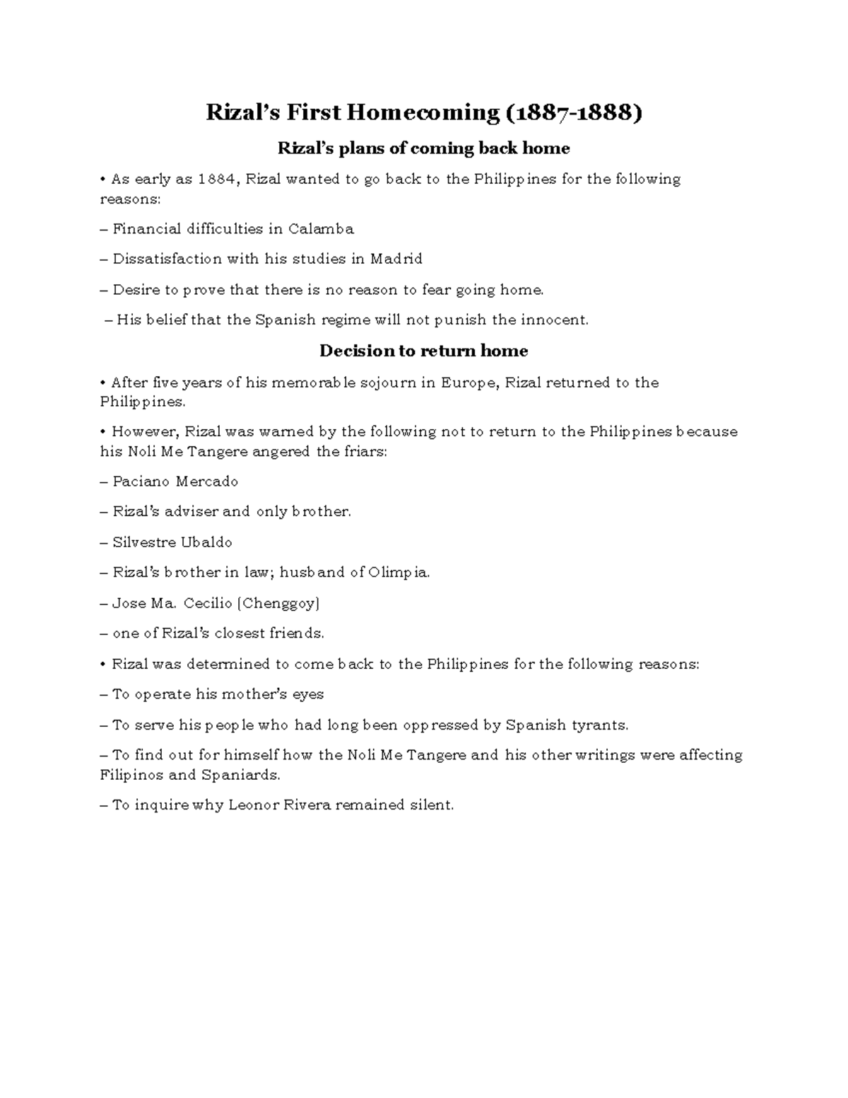 Rizalx 27s-first-homecoming compress - Rizal’s First Homecoming (1887 ...