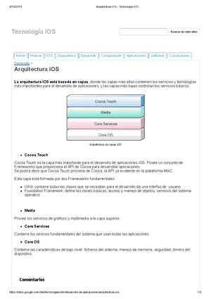 Sistema Operativo i OS Arquitectura i OS - 4/10/2019 Sistema Operativo ...