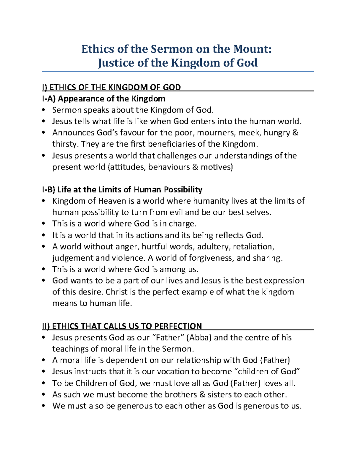 Ethics of the Sermon on the Mount - Ethics of the Sermon on the Mount ...