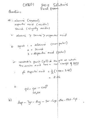 Amino Acid Lab Report Template - 1 Amino Acid Lab Report 2020 Name Lab ...