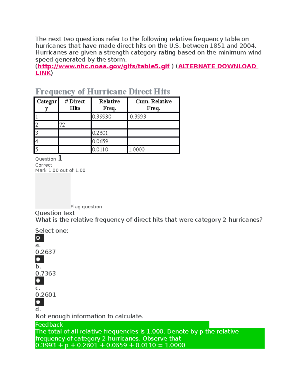 Math 1280 01 Self Quiz Unit 2 The Next Two Questions Refer To The