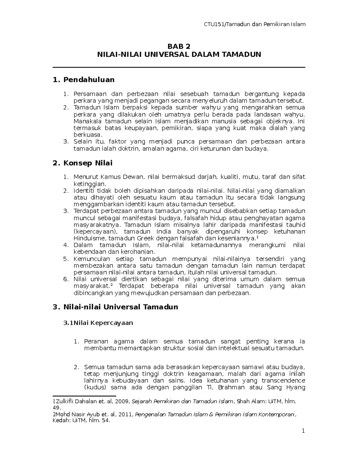 Bab 2 - Nota Tambahan - additional notes - BAB 2 NILAI-NILAI UNIVERSAL ...