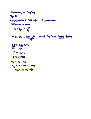 Final Exam Review - All problems taken from College Physics by Knight ...