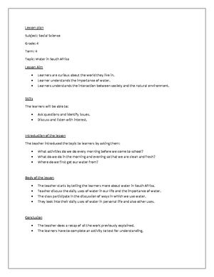 [Solved] in your own words describe the various skills tabulated in the - teaching practice ...