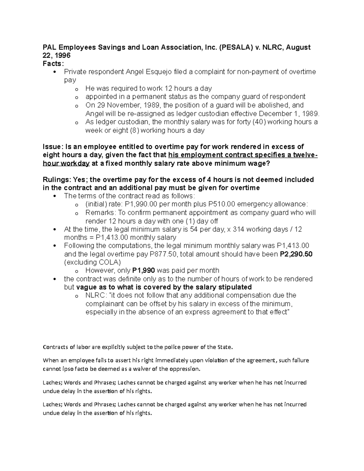 17. [art. 87] PAL Employees Savings and Loan Association - PAL ...