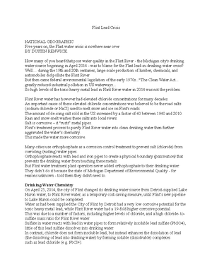 EHWeek 3 - Dr. Axelrad lecture - Chemicals of Major Public Health ...