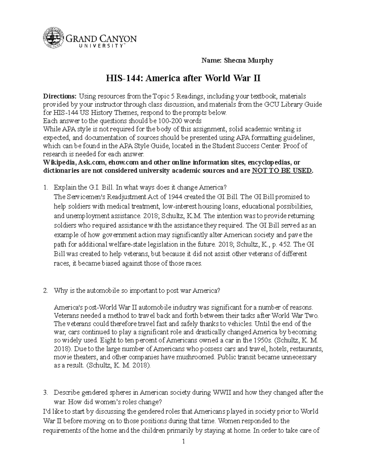 HIS-144-RS-America after WWII Worksheet SM - Name: Shecna Murphy HIS ...