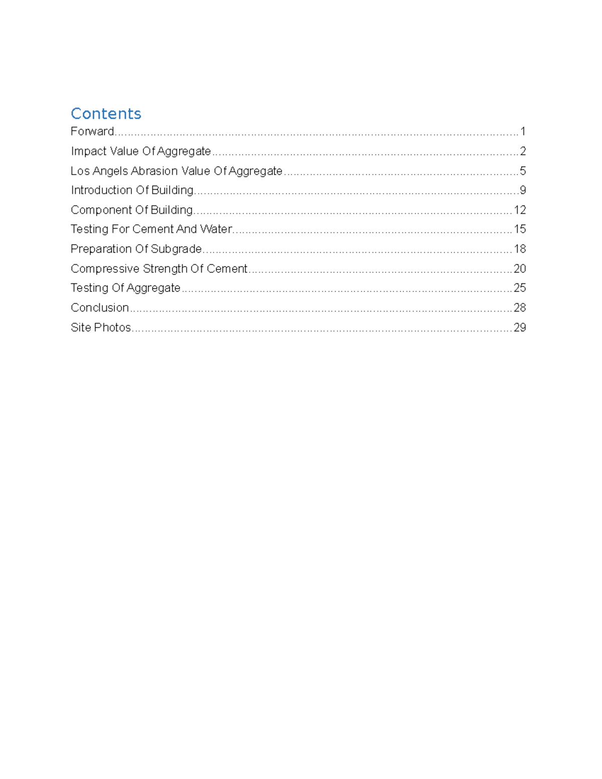 Cover Page - hi may i help you - Contents - Studocu