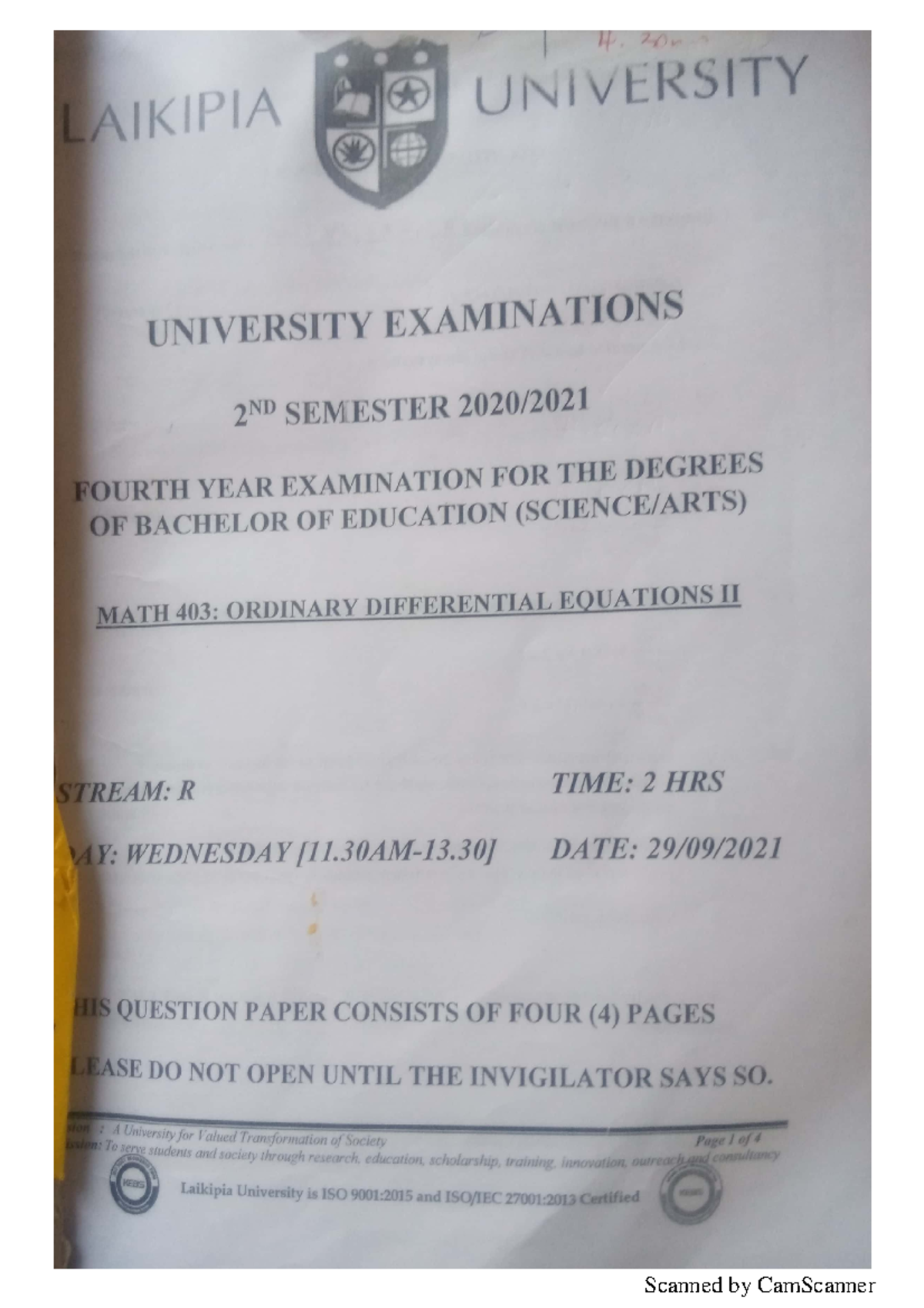 MATH SEM 2 - Comparative Education - Studocu