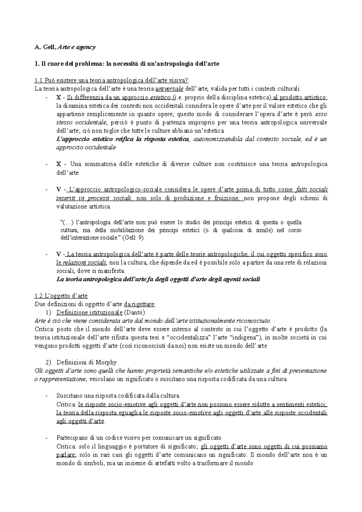 Alfred Gell - Arte ed Agency. Una teoria antropologica - A. Gell, Arte ...