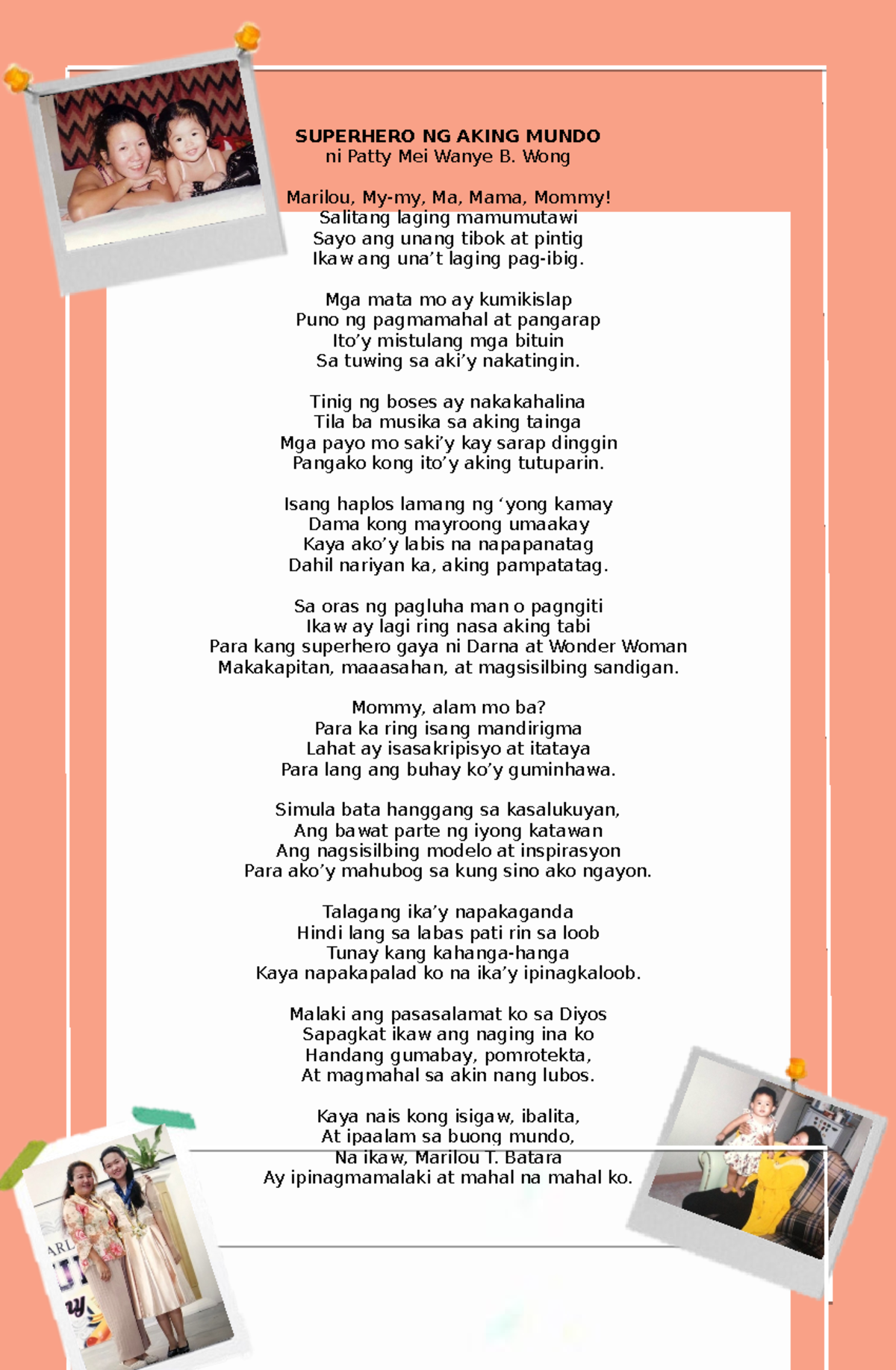 Tula - to give some ideas to everyone about how to write a poem ...