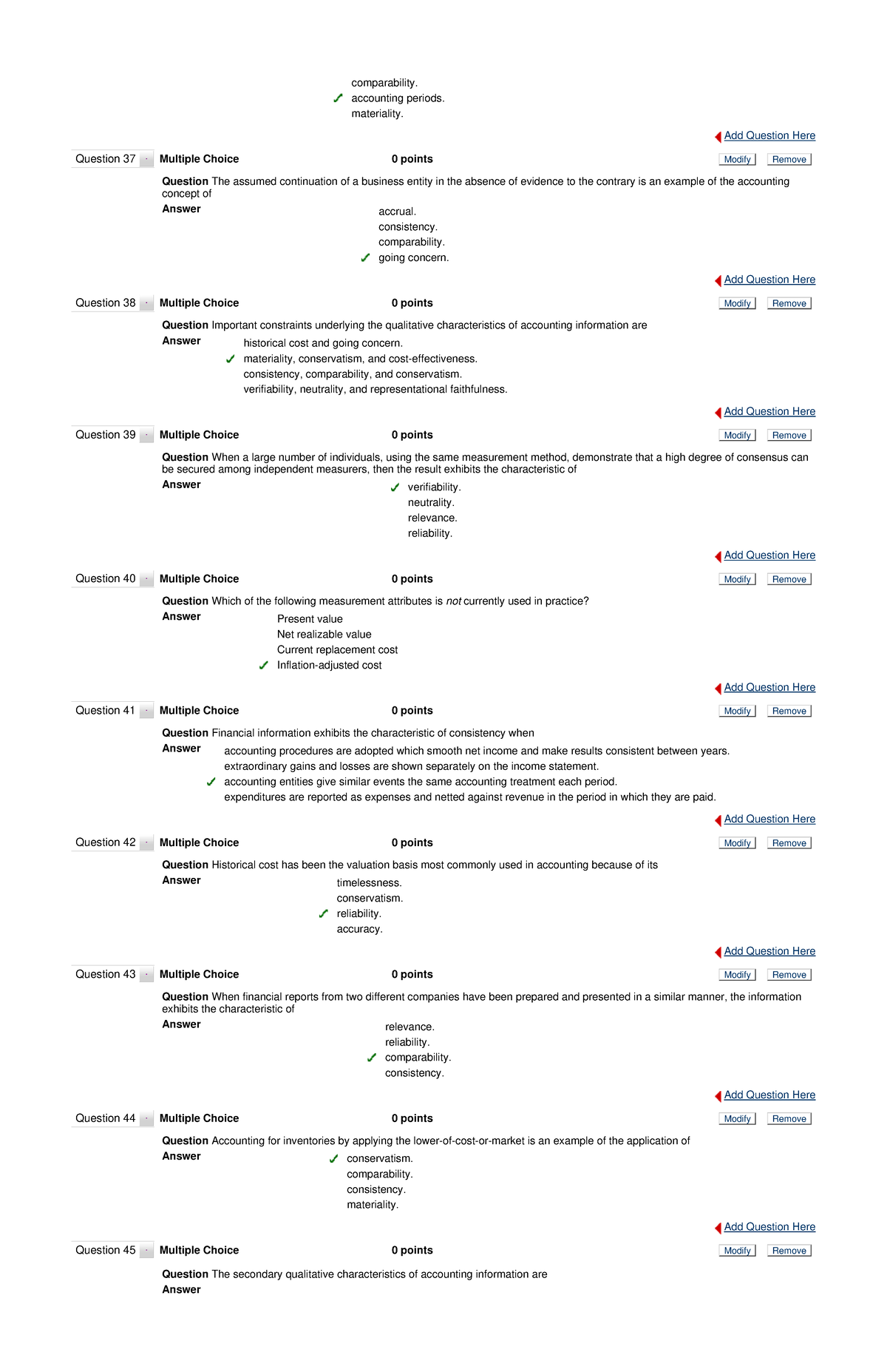Financial Reporting 5 - comparability. accounting periods. materiality ...