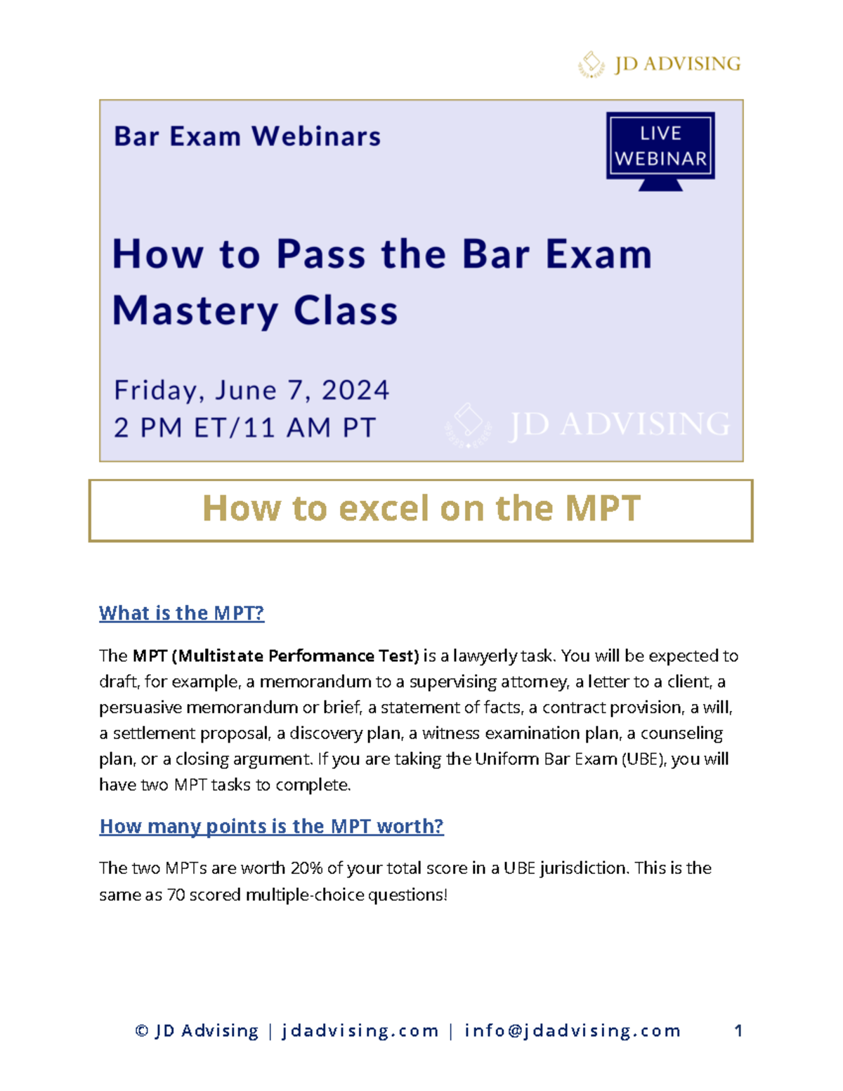 How to Pass the Bar Exam Mastery Class Day 4 June 2024 - How to excel ...