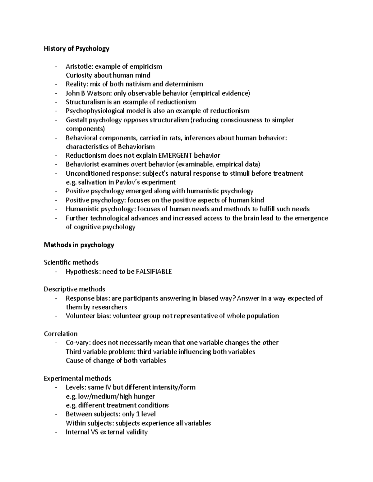 Psyc 100 Midterm 1 Summary Warning Tt Undefined Function 32 Warning Tt Undefined Function