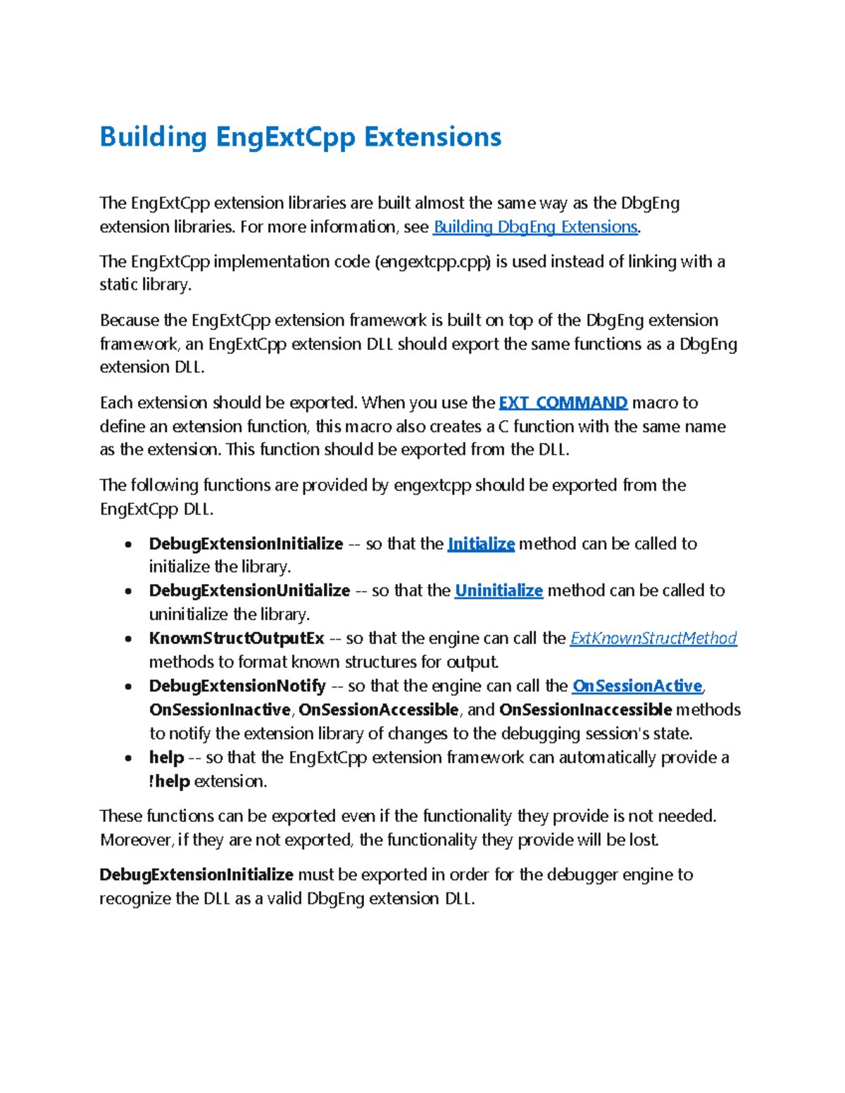 Document 34 (16) - Bob - Building EngExtCpp Extensions The EngExtCpp extension libraries are ...