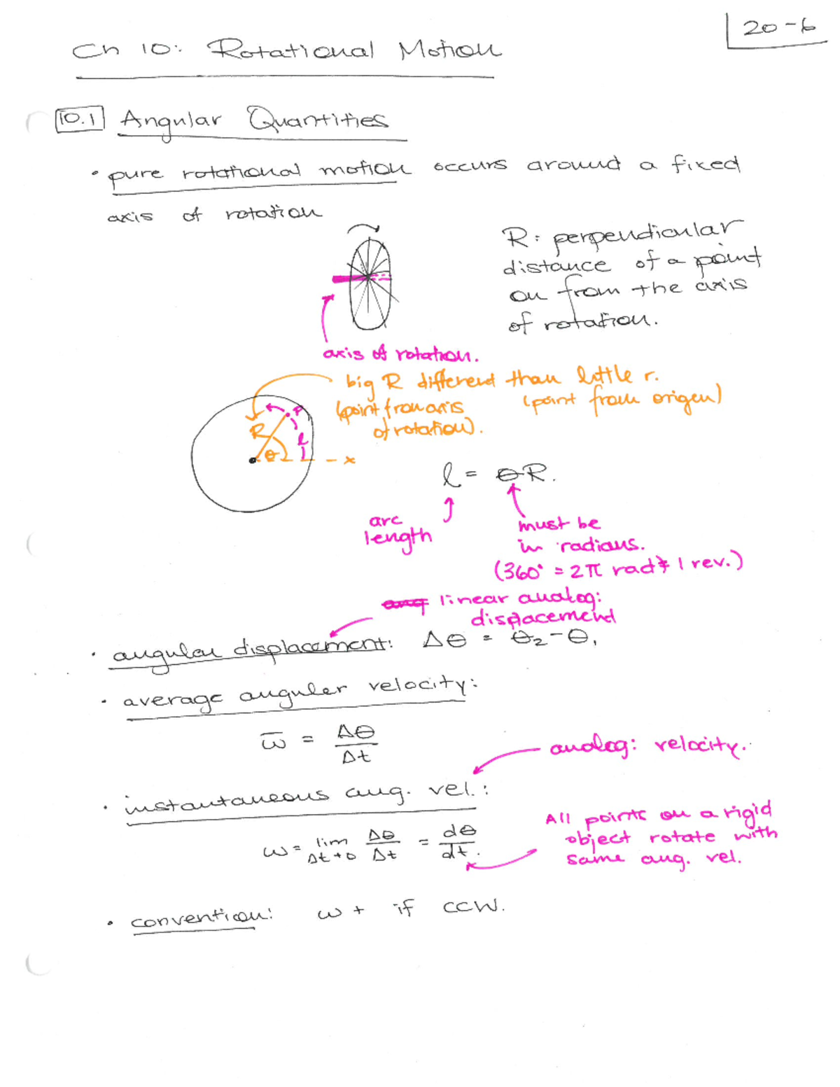 Ch10 - Lecture notes 10 - PY 205 - Ch mod i Angvdour A (0:3 how m0 ...