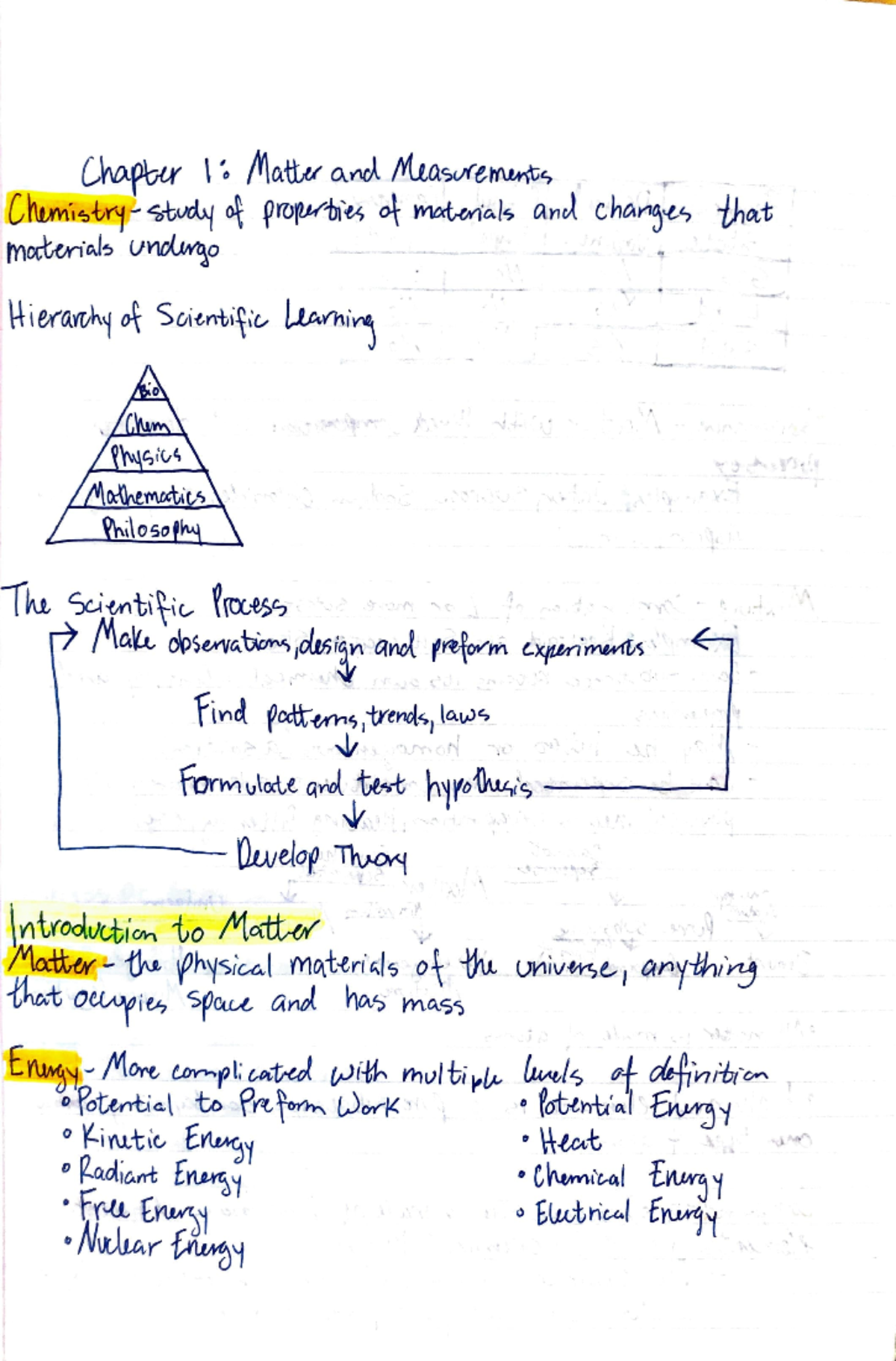 Chem 1220 Chapter 1 - Professor: Dr Ensign - CHEM 1220 - Studocu
