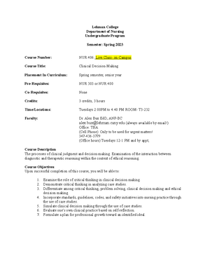 Fall 406 2023 Topical Outline and Schedule stand alone - Copy - Topical ...