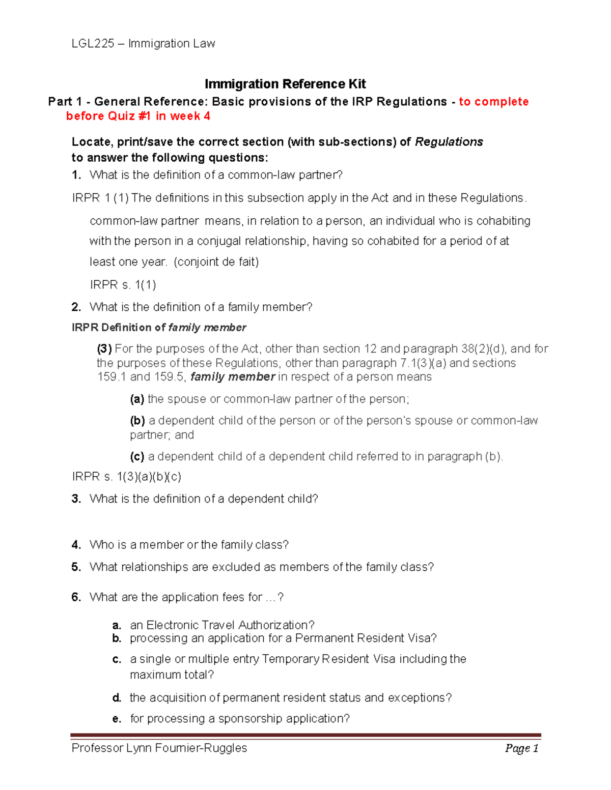 Activity Immigration Reference Toolkit S2023 - Immigration Reference ...