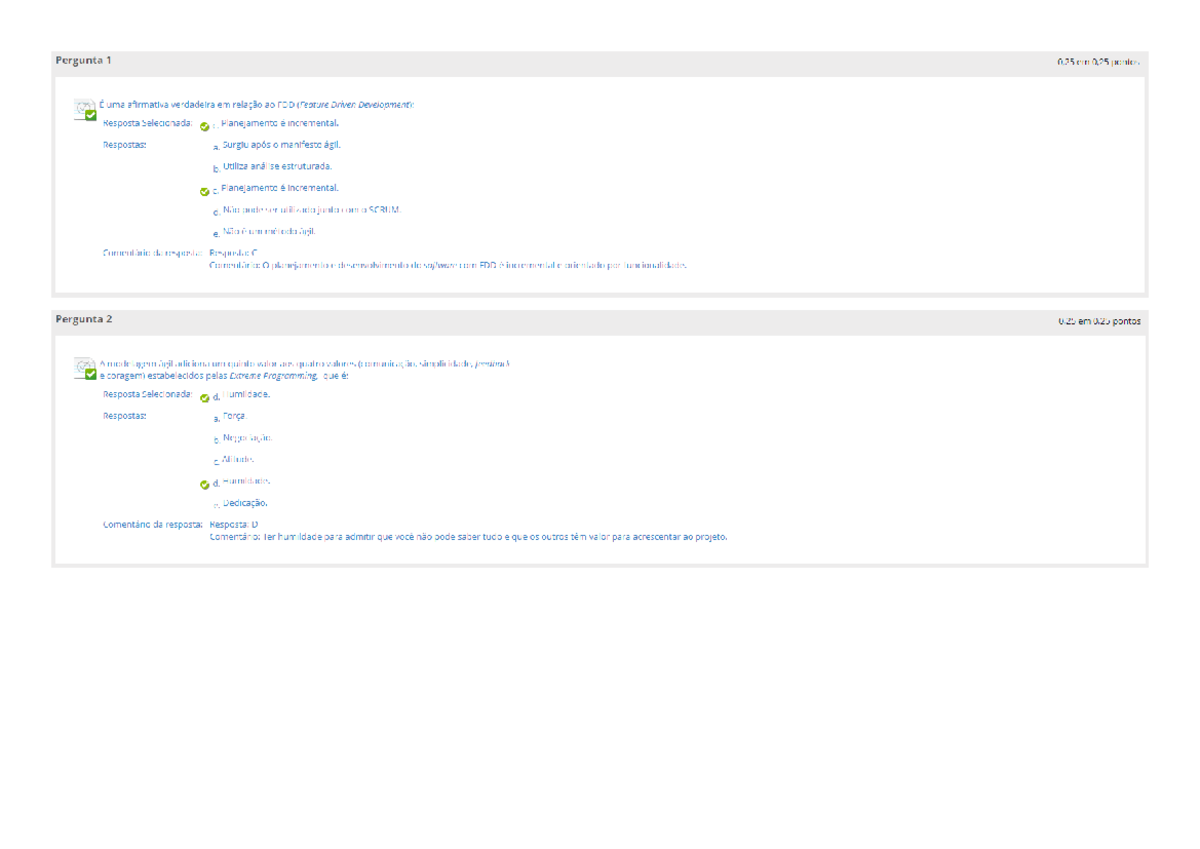 Quest RESP - Engenharia de Software I - Studocu