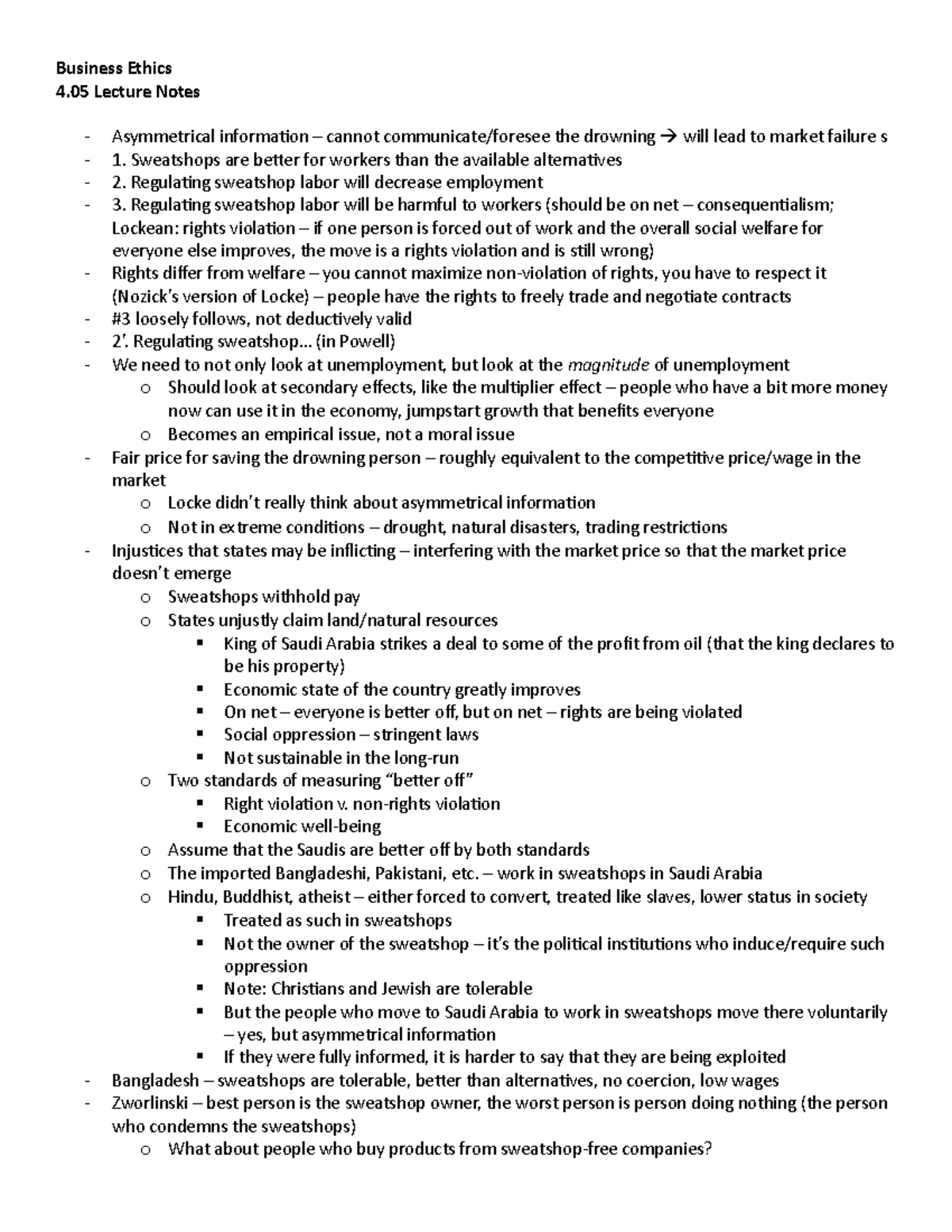 BE 4.05 (L) Equal Pay - Prof. Jonathan Anomaly - Business Ethics 4 ...