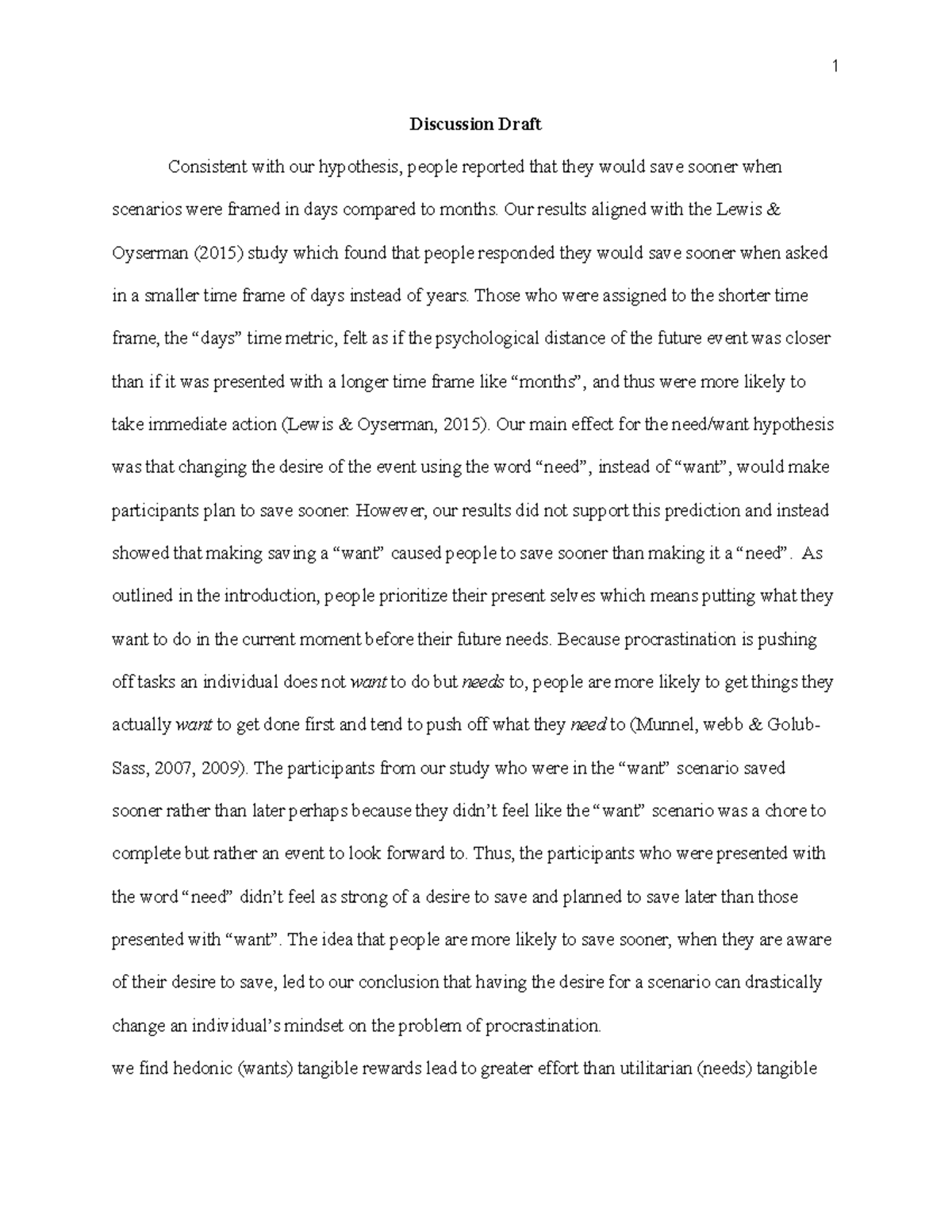 Copy of (revised)Assignment 6 Discussion Draft - Discussion Draft ...