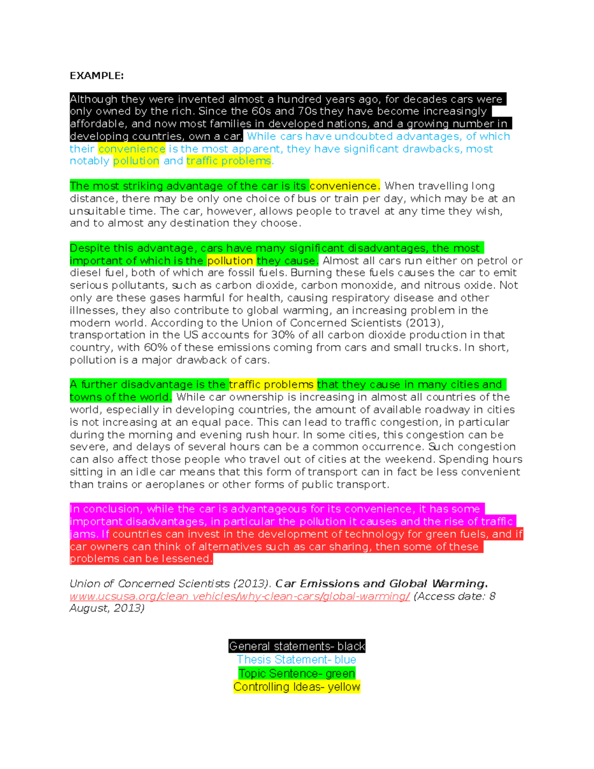 Example Essay - EXAMPLE: Although they were invented almost a hundred ...