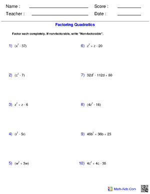 Section 1 Basic Algebraic Operations - Section 1: Basic Algebraic ...
