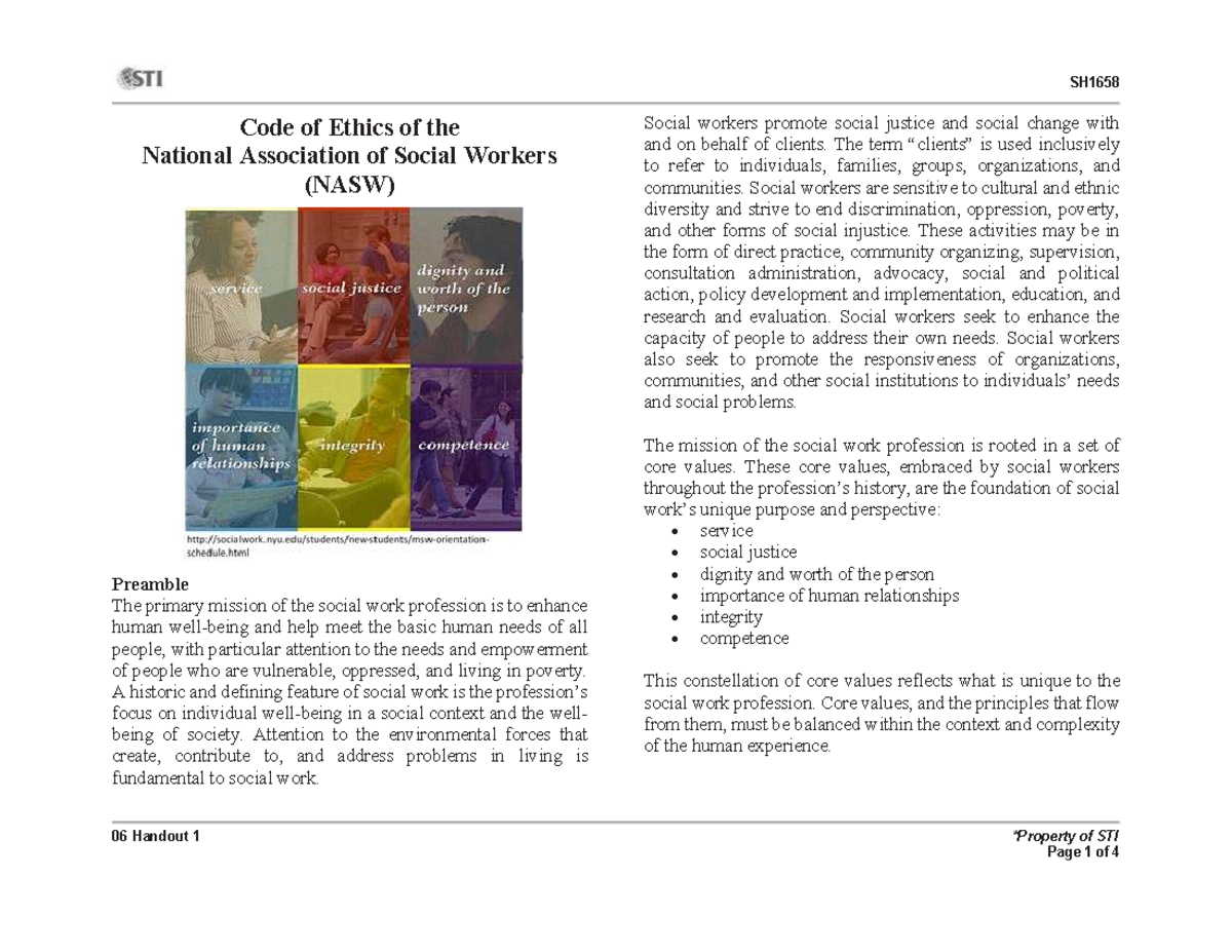 SH1658 -Disciplines and Ideas in the Applied SS06 Handout 1 - 06 ...