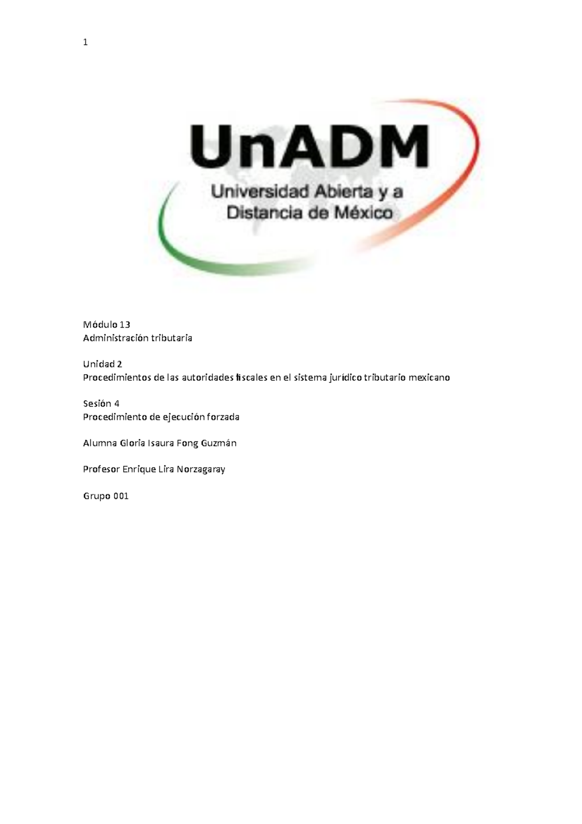 M13 U2 S4 - Apuntes 13 s4 - Módulo 13 Administración tributaria Unidad ...