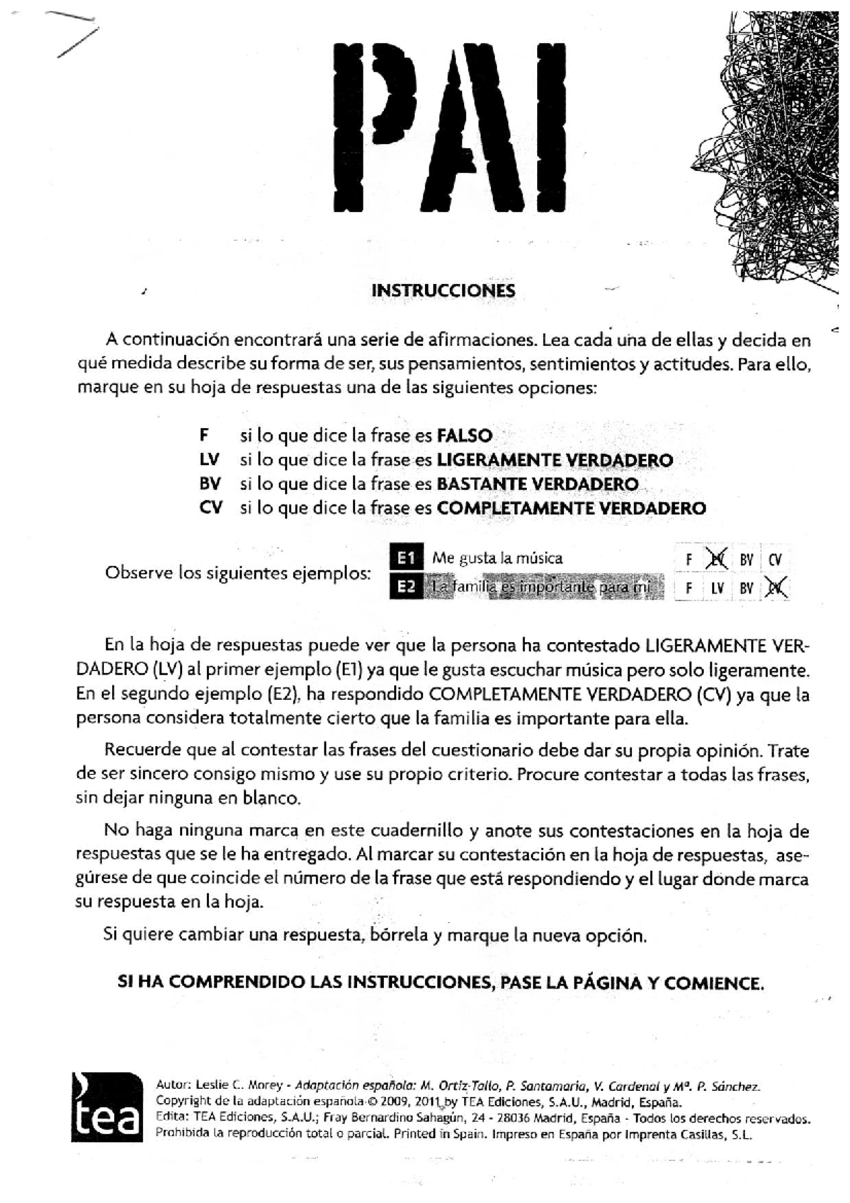 406259708 Test PAI cuestionario - psicologia del desarrollo 1 - Studocu