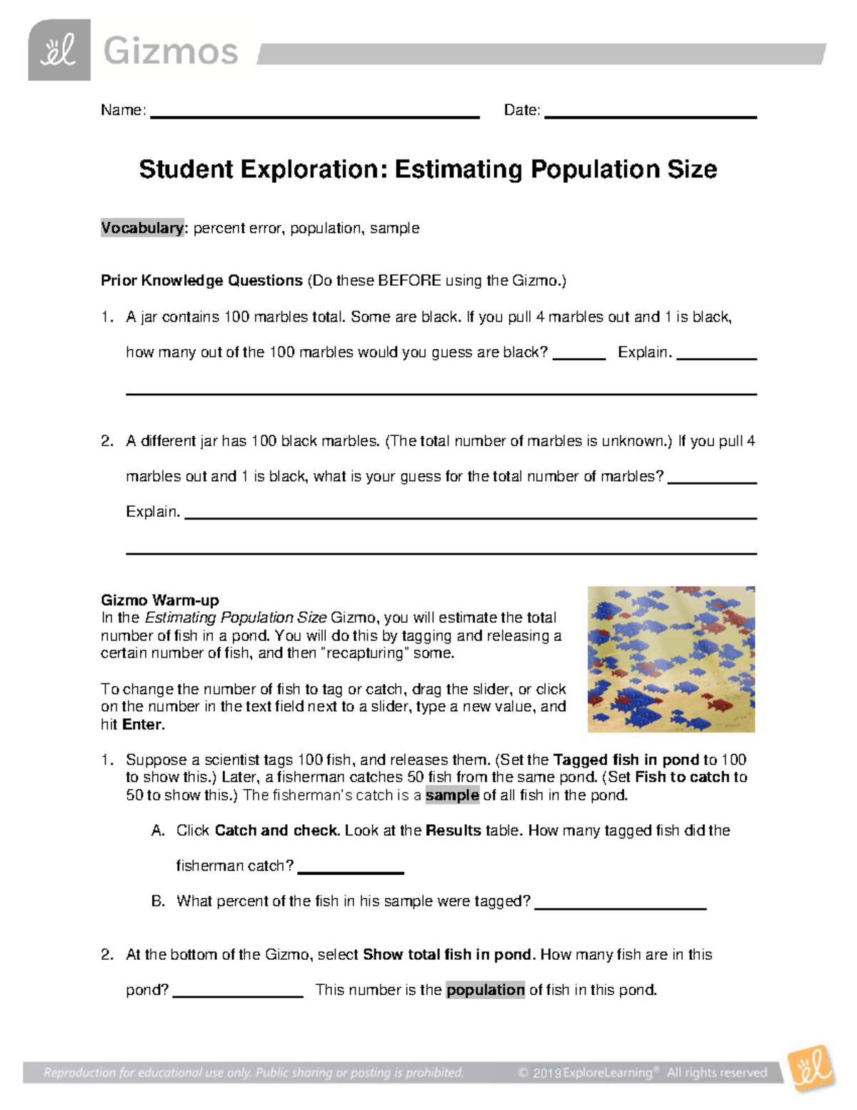 Est Population Size SE - k/jdrbajk.ewd - Name: Date: Student ...