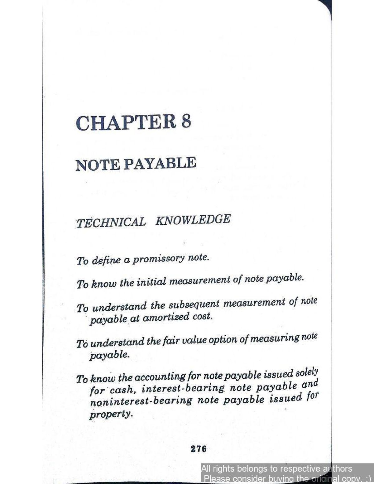 Financial Accounting - Notes Payable Pdf file - BS Accountancy - Studocu