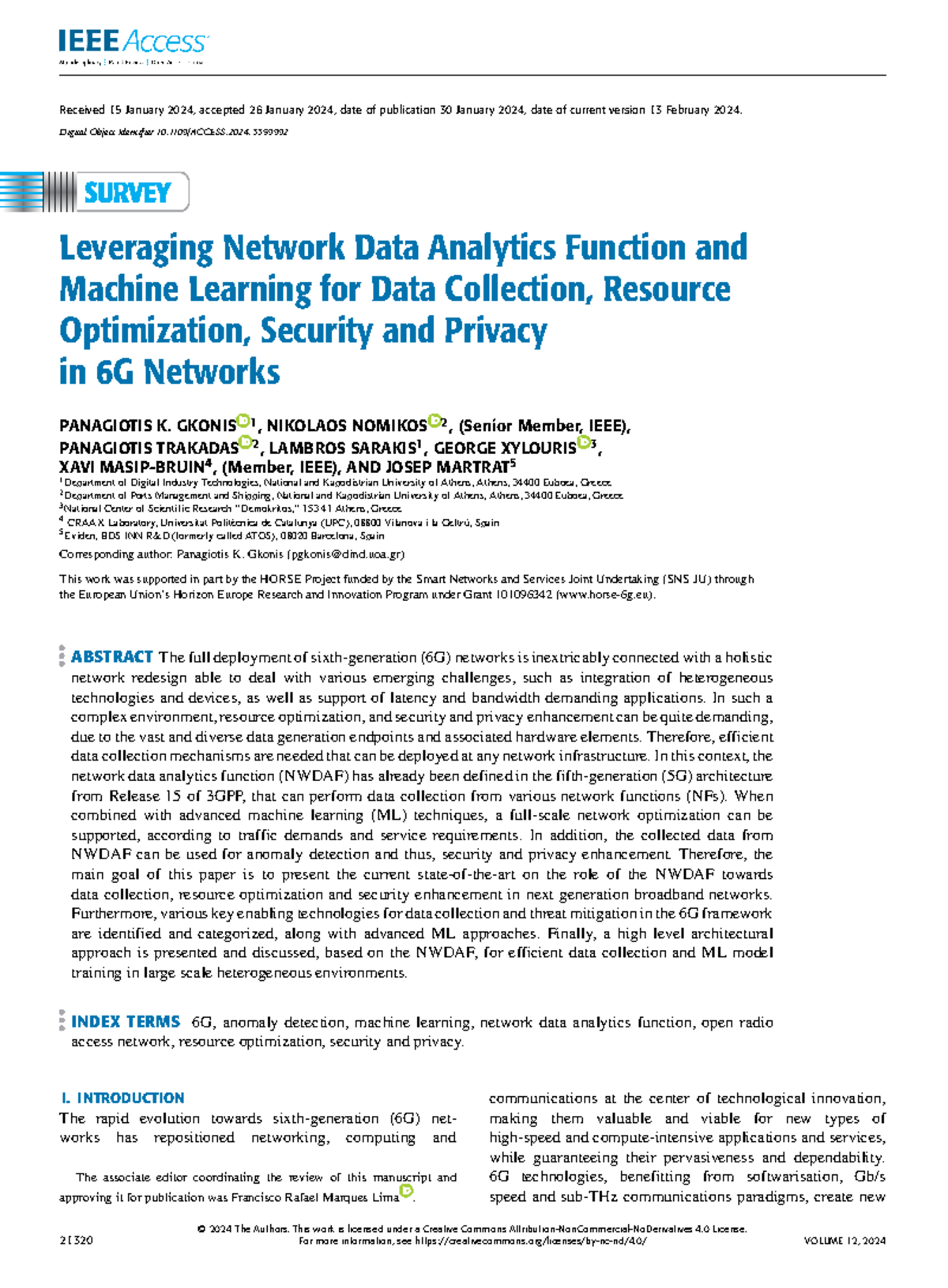Leveraging Network Data Analytics Function and Machine Learning for Data Collection Resource ...