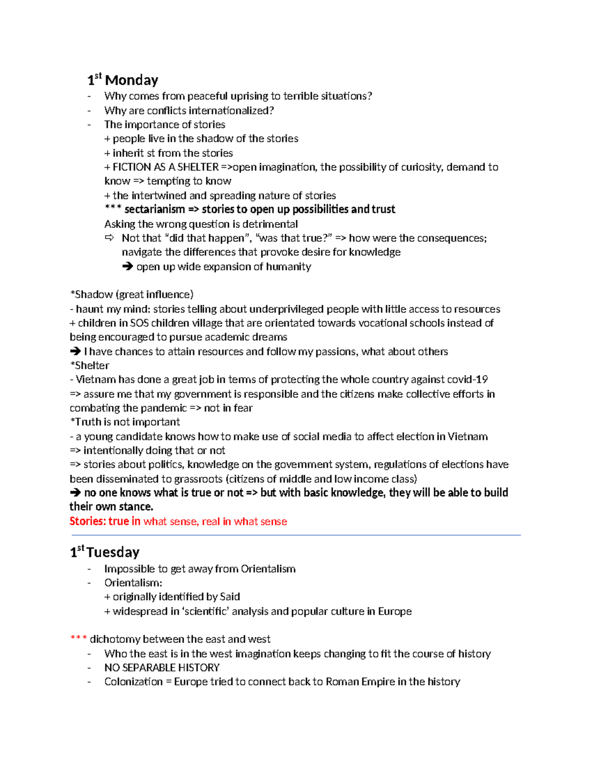 1st week - PS276 - 1 st Monday - Why comes from peaceful uprising to ...