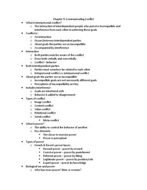 Ipc Chapter 11 Notes Chapter 11 Technology And Interpersonal