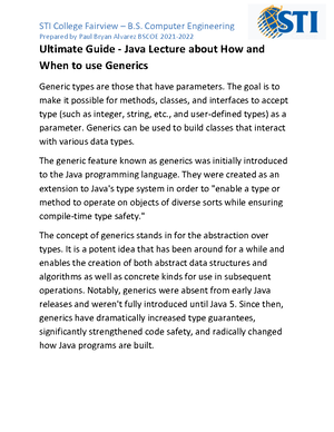 Ultimate Guide - Noise in Amplifier - Prepared by Paul Bryan Alvarez BSCOE 2021- Ultimate Guide ...