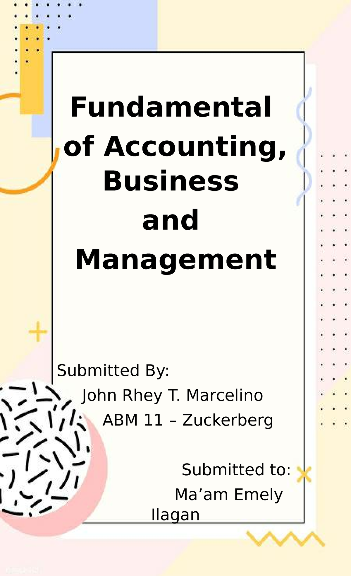 ACCOUNTING (DIFFERENT BUSINESS OR TYPES OF BUSINESS EXAMPLES ...