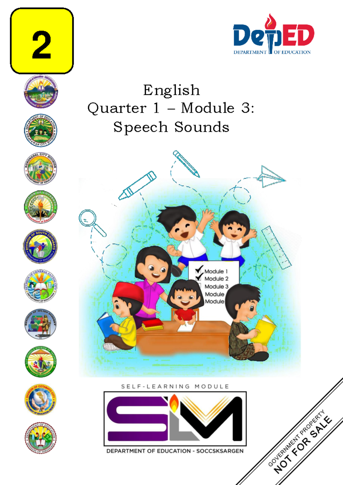 English 2 Q1 Week3 - English Quarter 1 – Module 3: Speech Sounds 2 ...