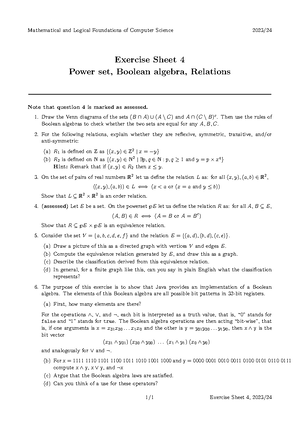 Exercise sheet - Sequent Calculus and Natural Deduction - Mathematical ...