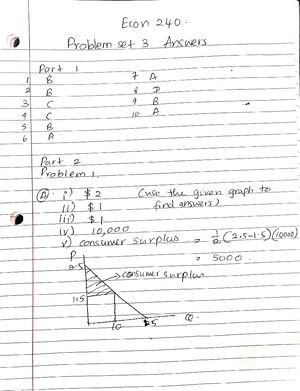 Problem Set 6 - Fall 2022 Semester - ####### SIU, Econ240 -Introduction to Microeconomics ...