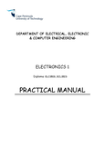 EEE150S - CPUT - Electrical and Electronics Engineering - Studocu