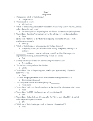 Quiz 3 - Study Guide - Quiz 3 Study Guide The largest audiences tune ...